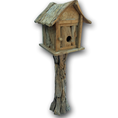 Marshbeck Teak Root Bird House | Marshbeck