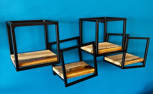 Marshbeck Tipping Wall Display with River Shelves | Marshbeck