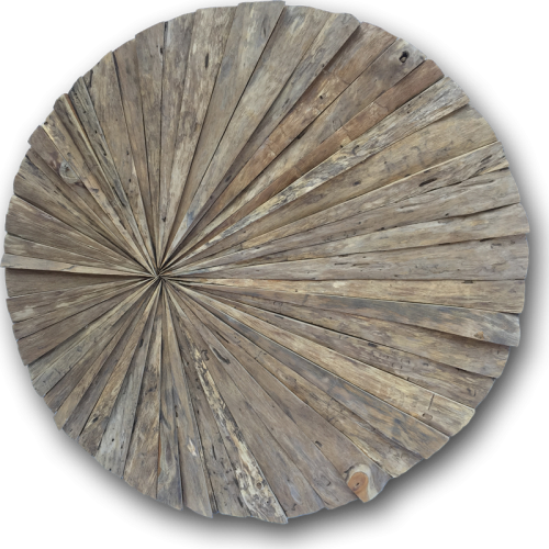 Marshbeck Teak Root Wall Art Round | Marshbeck