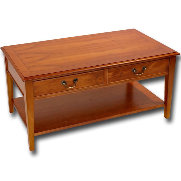 Marshbeck Reproduction Sheraton Coffee Table & Drawers | Marshbeck